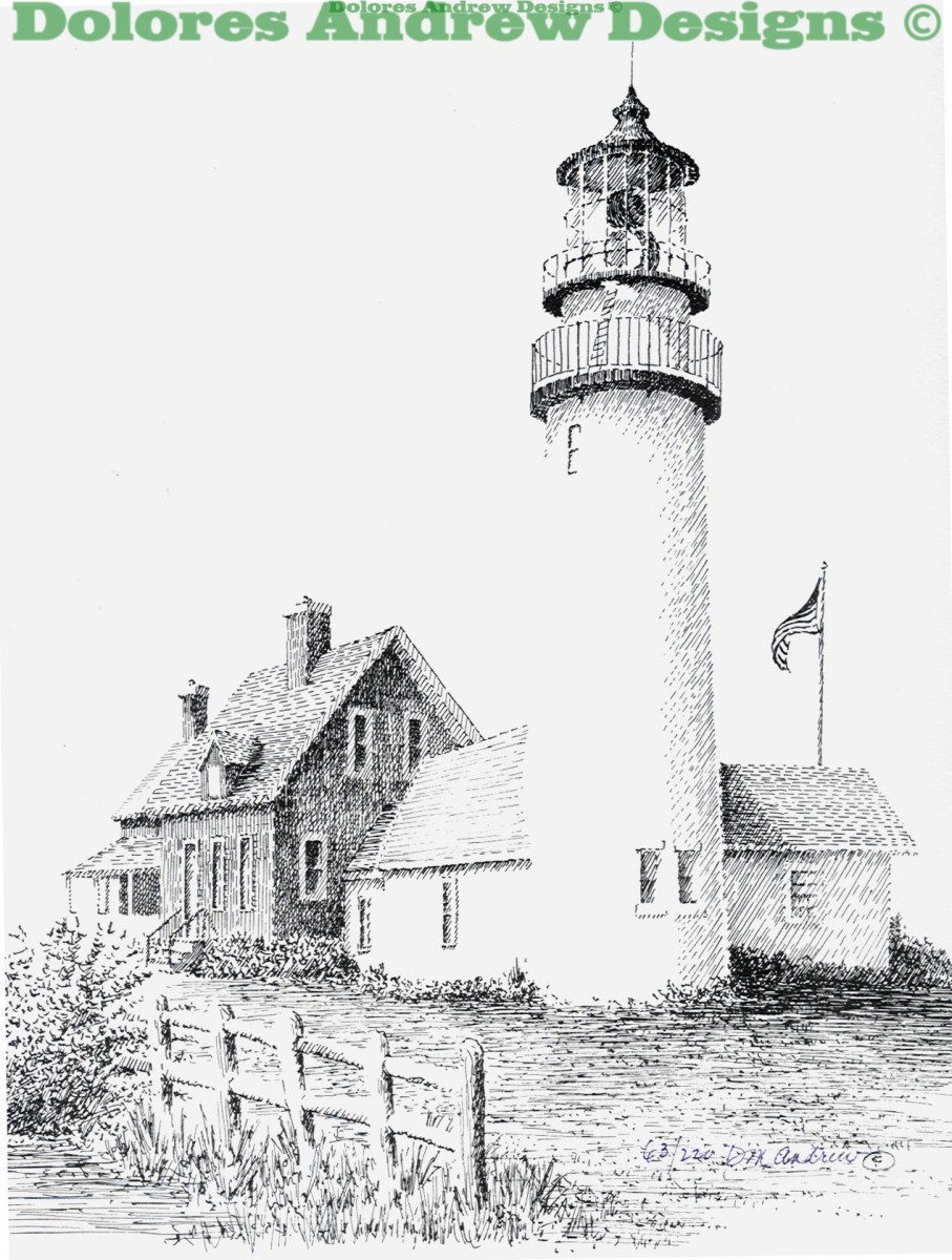 Pen and Ink Drawing - Dolores Andrew Designs